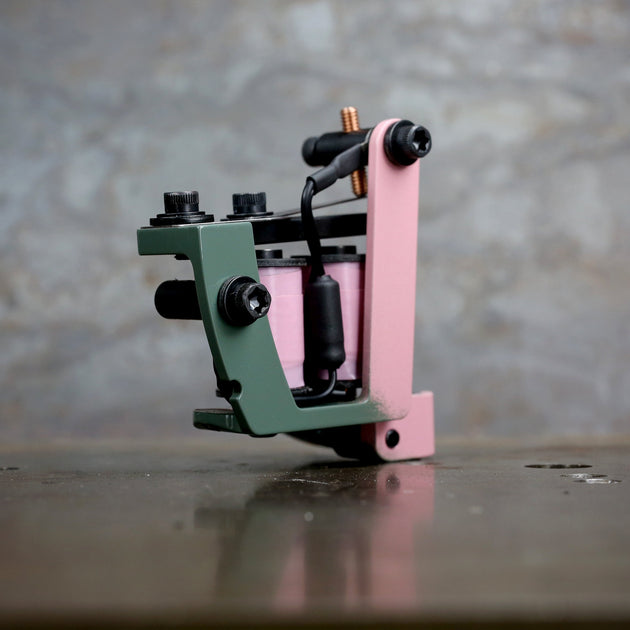 Workhorse Model 6 Shader - Plateau Green x Pink – Workhorse Irons
