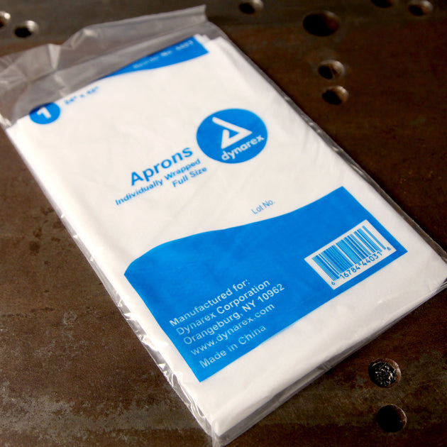 Poly Apron 24x42 (Box of 100) – Workhorse Irons